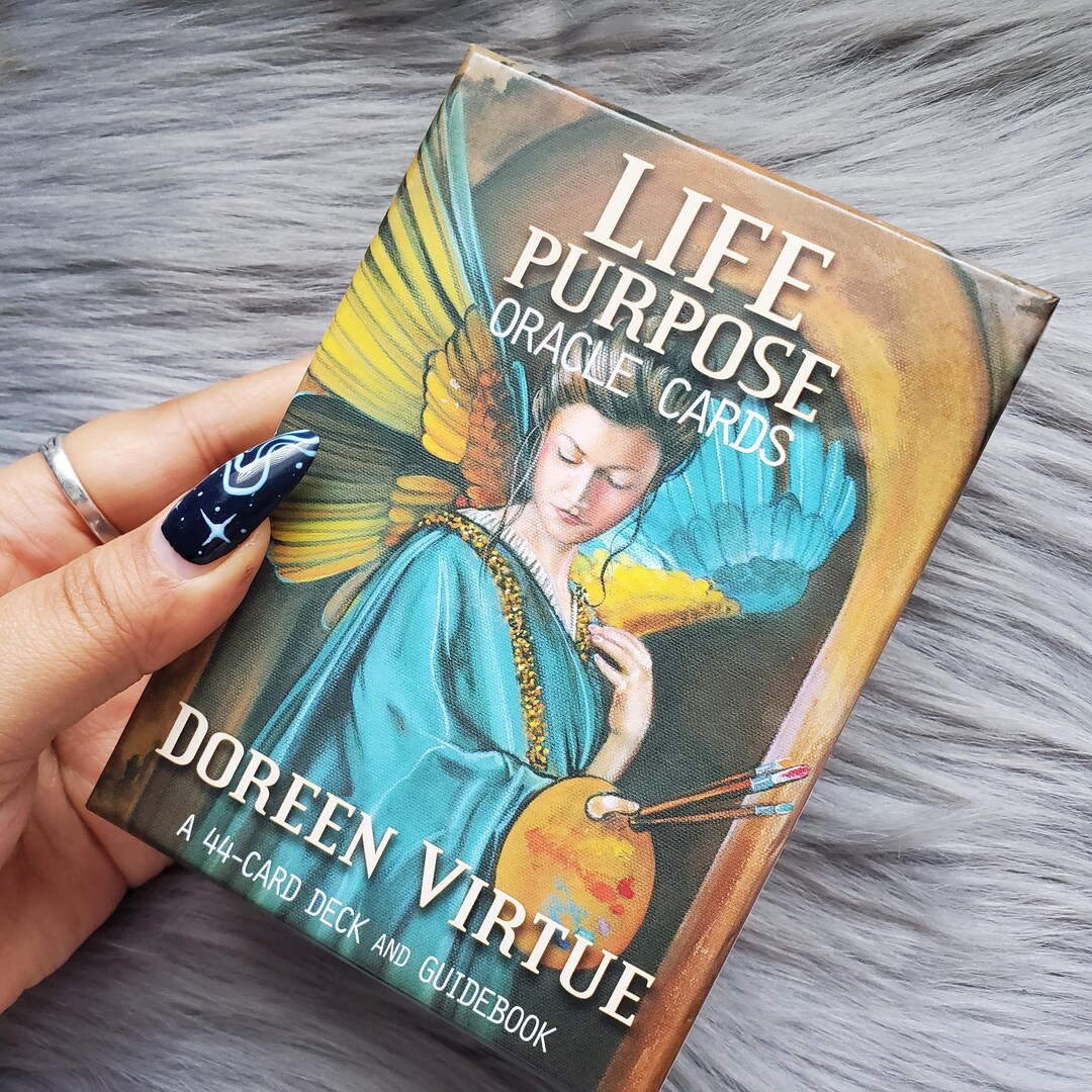 Life Purpose Oracle Cards by Doreen Virtue, 44 Card Deck With Companion ...
