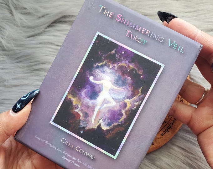 The Shimmering Veil Tarot by Cilla Conway, 80 Card Tarot Deck With ...