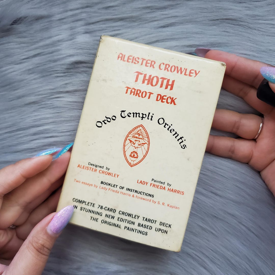 Aleister Crowley Thoth Tarot Deck Ordo Templi Orientis, 78 Card Tarot ...