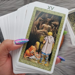 Tarot of Druids by Bepi Vigna, 78 Card Tarot Deck With Little White ...