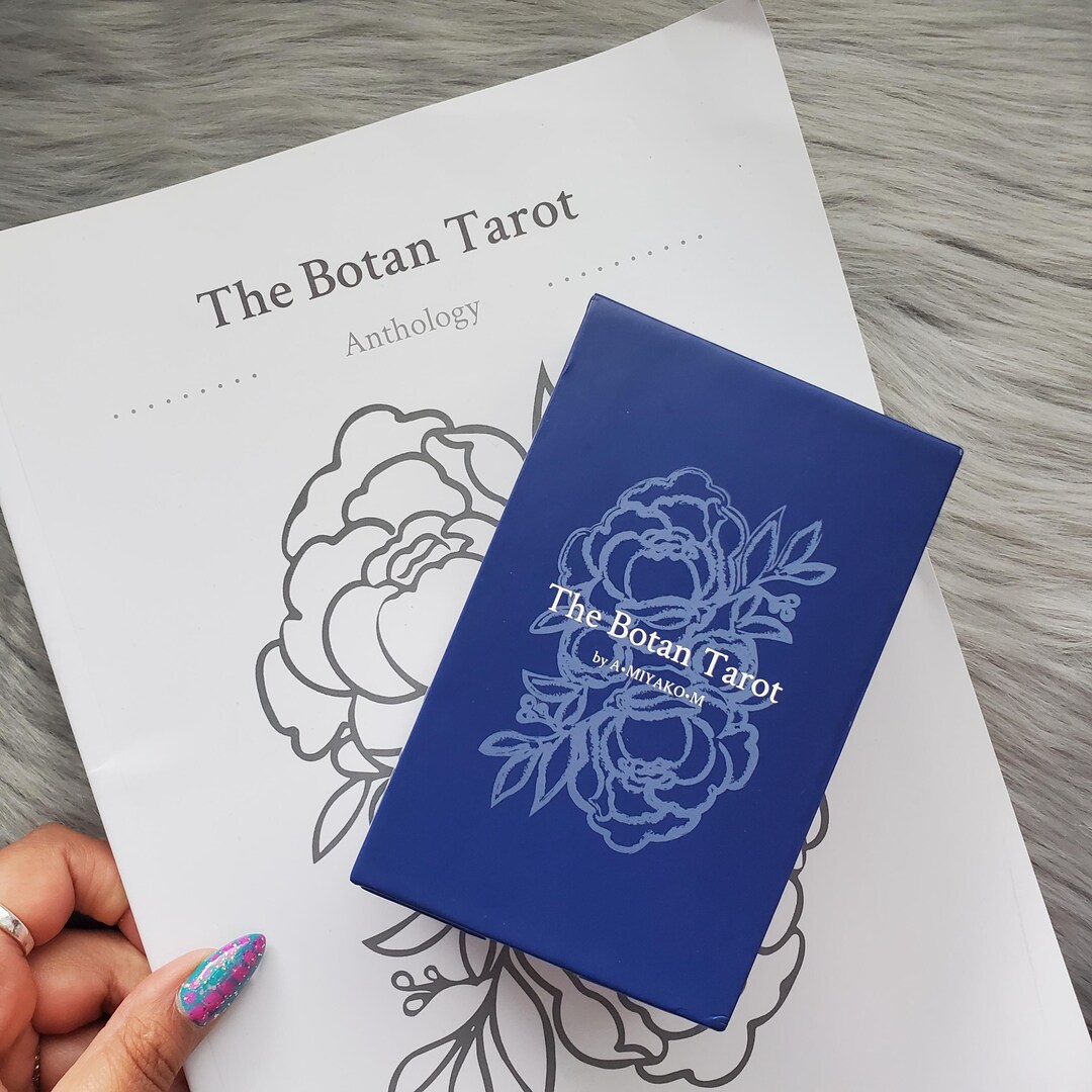 The Botan Tarot by A. Miyako. M., 78 Card Tarot Deck With Companion ...