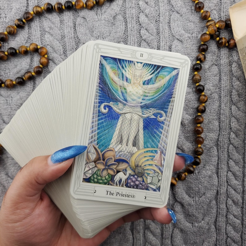 Aleister Crowley Thoth Tarot by James Wasserman, 78 Card Tarot Deck ...