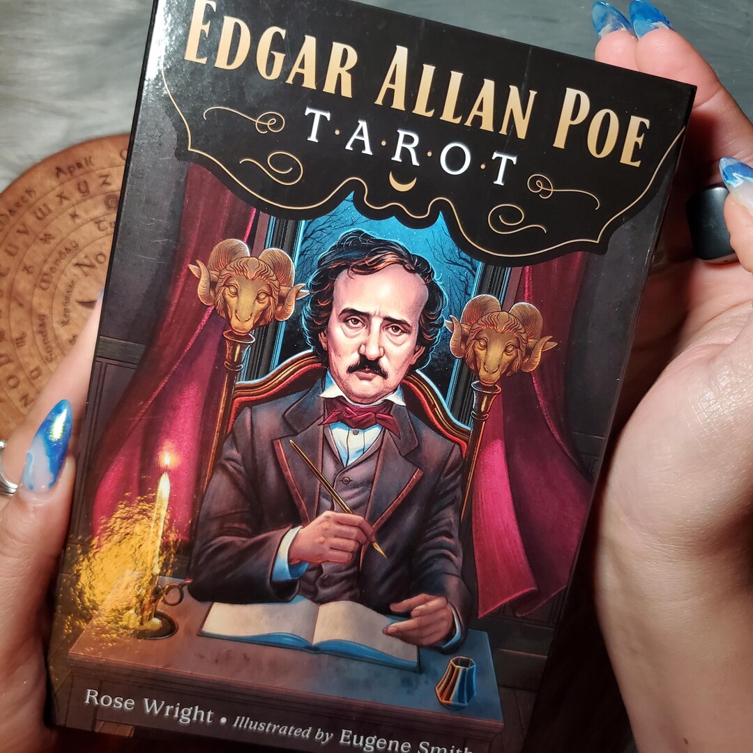 Edgar Allan Poe Tarot by Rose Wright, 78 Card Tarot Deck With Companion ...