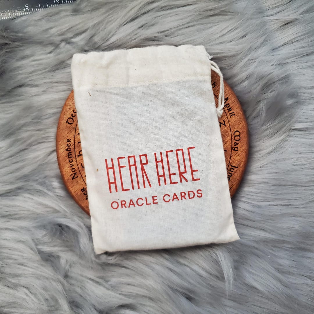 Hear Here Oracle Cards, 24 Card Deck With Bag, No Guidebook - Etsy