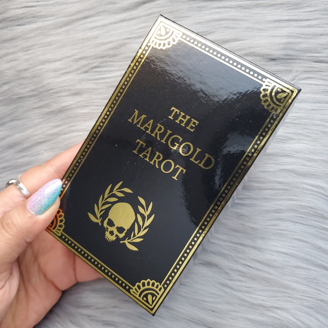 The Marigold Tarot de Amrit Brar, baralho de tarô de 78 cartas com ...
