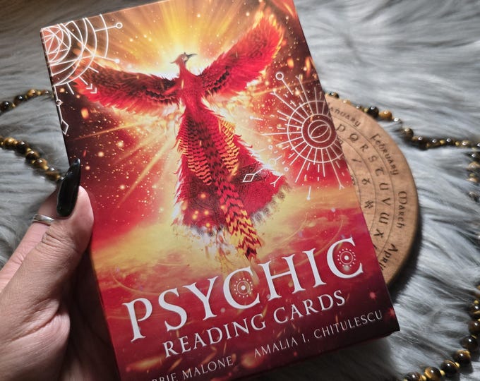 Psychic Reading Cards by Debbie Malone Amalia I. Chitulescu, 36 Card ...