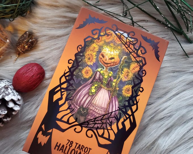 78 Tarot Halloween, 78 Card Tarot Deck With Box, No Guidebook - Etsy