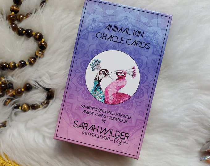 Animal Kin Oracle the Fifth Element Life by Sarah Wilder, 60 Card Deck ...
