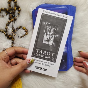 Tarot by Carl-w. Rohrig 78 Card Tarot Deck With Little White - Etsy