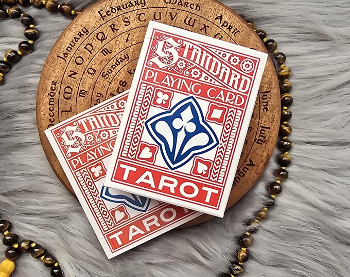 The Standard Playing Card Tarot, 78 Card Tarot Deck With Companion ...