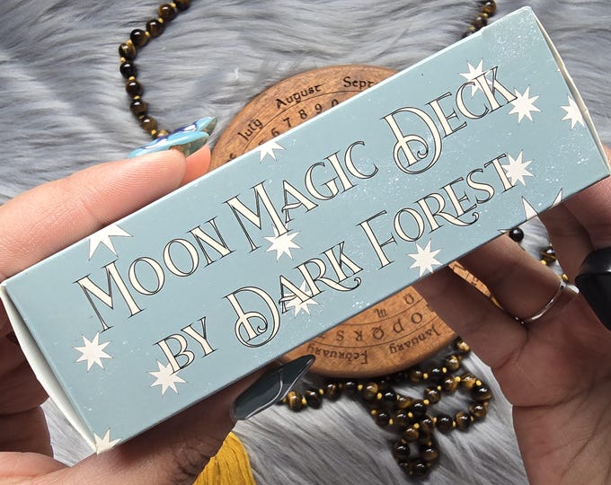 Moon Magic Tarot Deck by Dark Forest, 78 Card Tarot Deck With Companion Guidebook and Box - USED ...