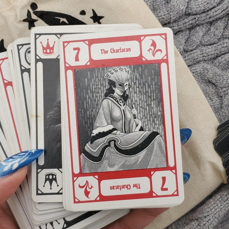 Ravenloft Tarot, 78 Card Tarot Deck With Bag, No Guidebook - USED - Etsy UK