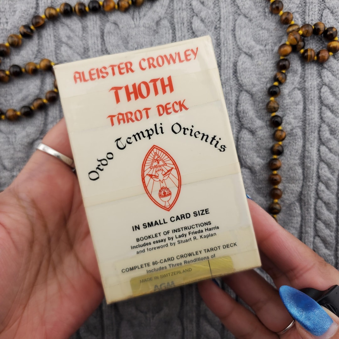 Aleister Crowley Thoth Tarot by James Wasserman, 78 Card Tarot Deck ...