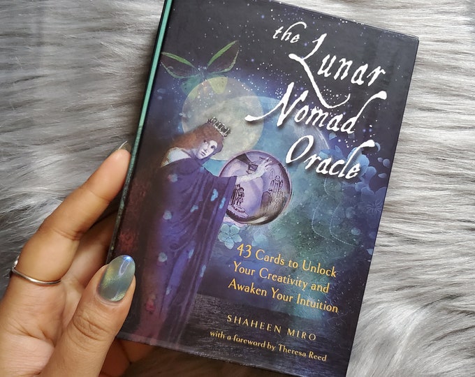 The Lunar Nomad Oracle by Shaheen Miro, 43 Card Deck With Companion ...