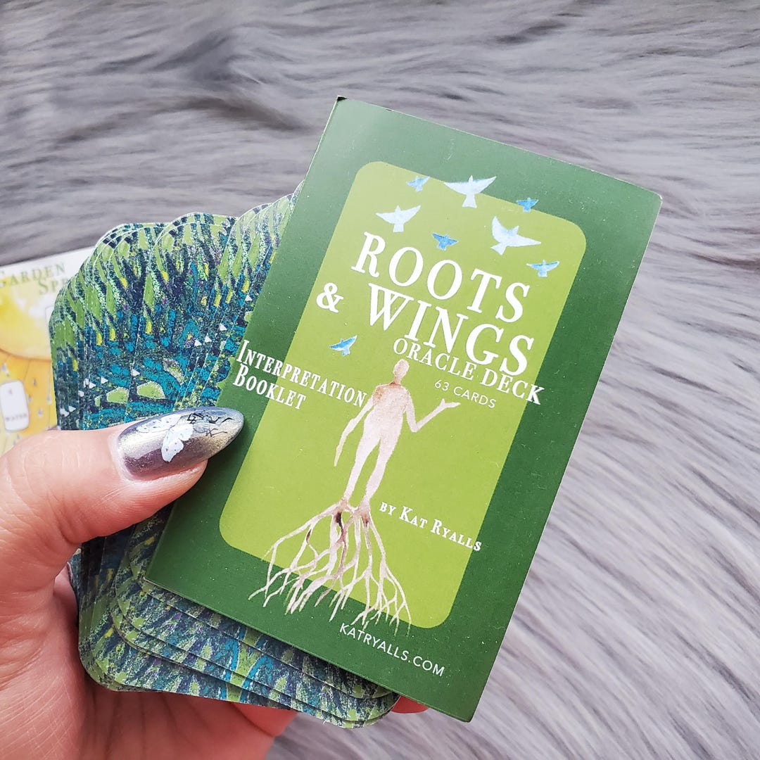 Roots & Wings Oracle Deck by Kat Ryalls, 63 Card Deck With Companion ...