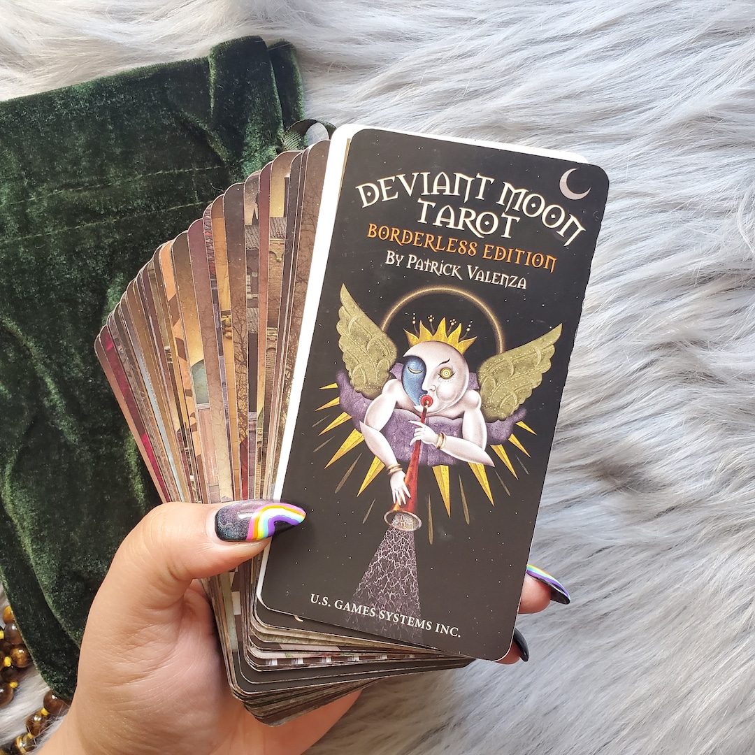 Deviant Moon Tarot Borderless Edition by Patrick Valenza Card - Etsy UK