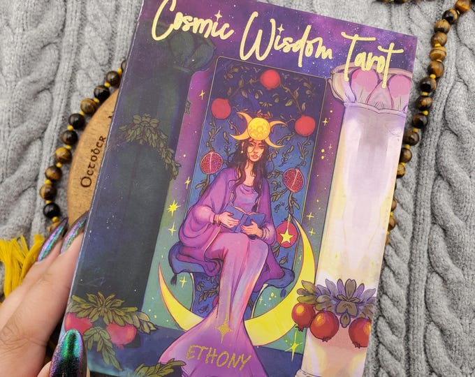 Cosmic Wisdom Tarot by Ethony, 78 Card Tarot Deck With Guidebook and ...