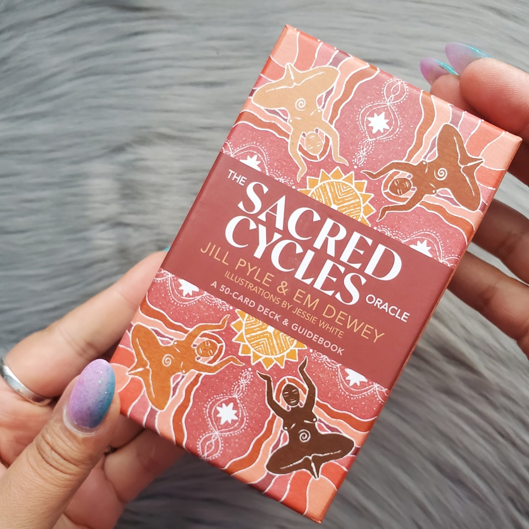 The Sacred Cycles Oracle by Jill Pyle & Em Dewey, 50 Card Deck With ...