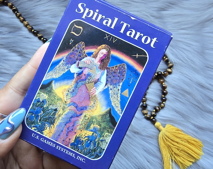 Spiral Tarot by Kay Steventon, 78 Card Tarot Deck With Little White ...