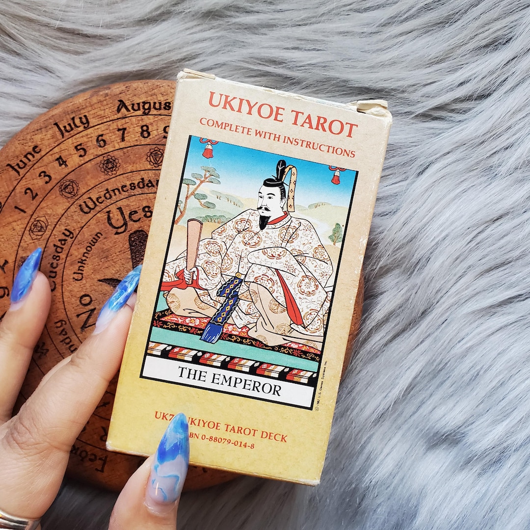 Ukiyoe Tarot by Stuart R. Kaplan, 78 Card Tarot Deck With Little White Book and Box - Etsy