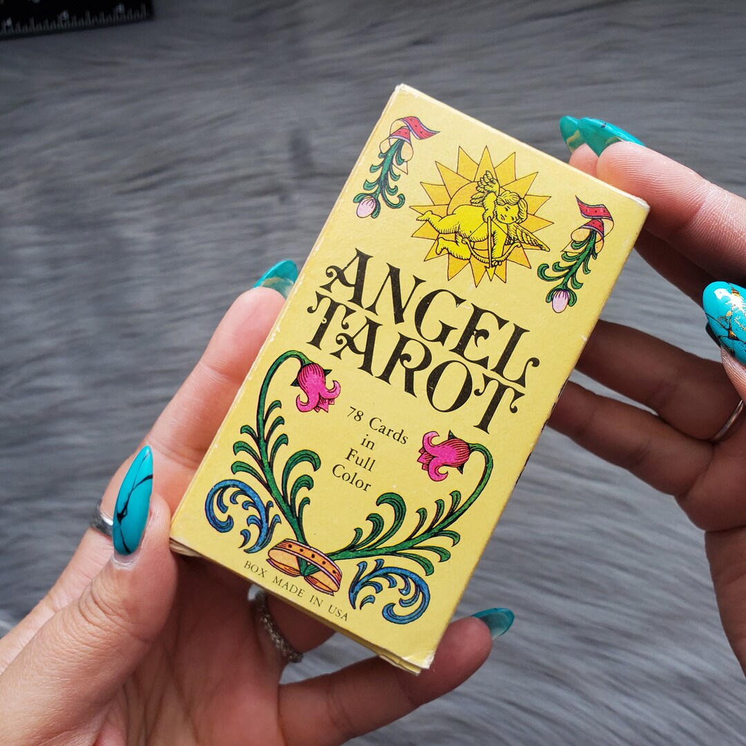 Angel Tarot by Stuart R. Kaplan, 78 Card Tarot Deck With Little White ...