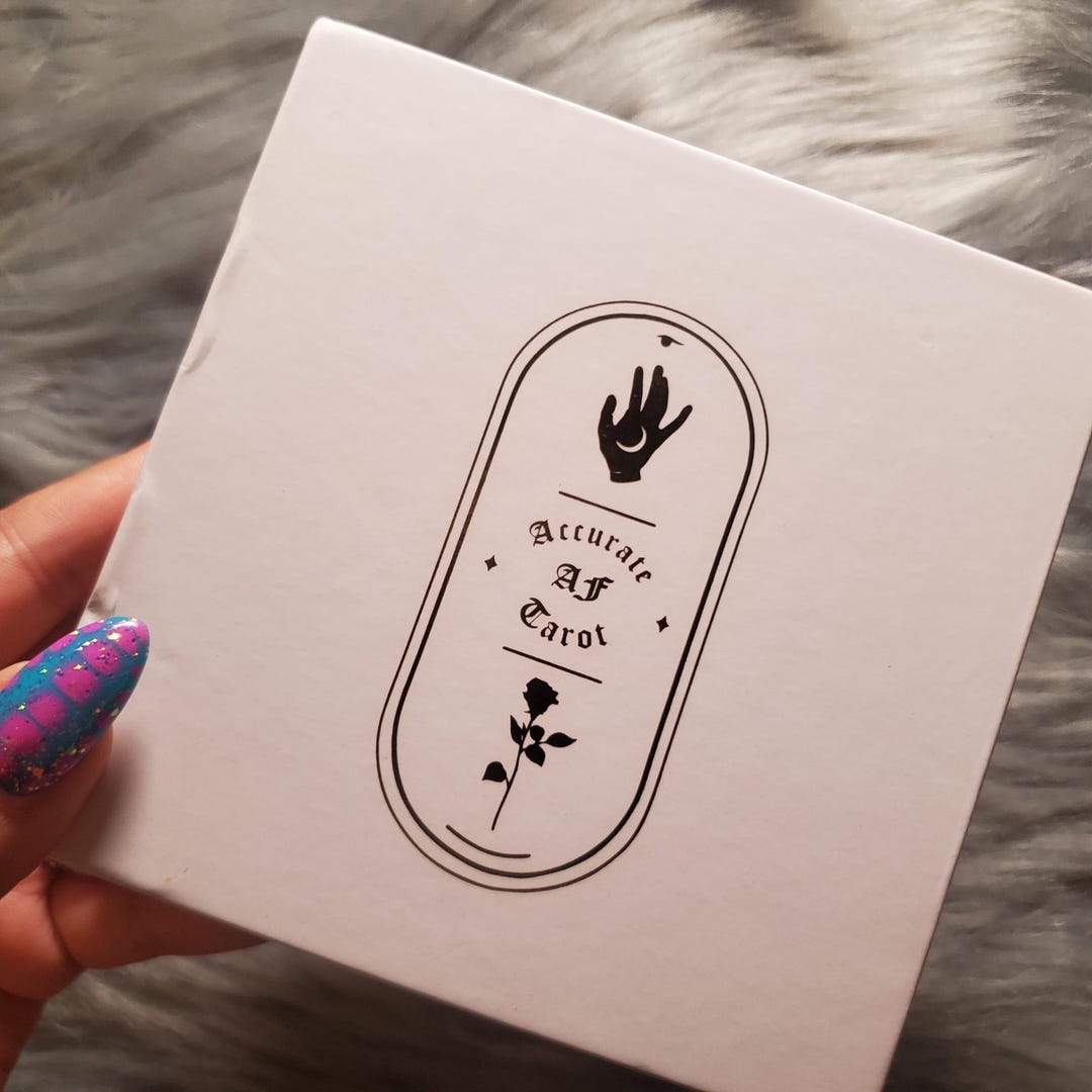 Accurate AF Tarot, 78 Card Tarot Deck With Original Box, No Guidebook ...