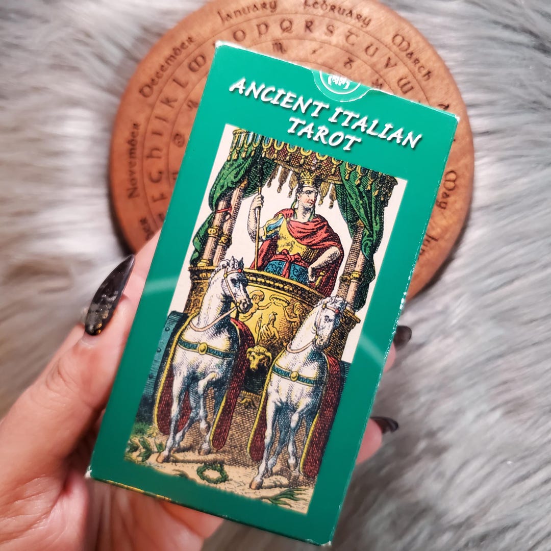 Ancient Italian Tarot by Pietro Alligo, 78 Card Tarot Deck With Little ...