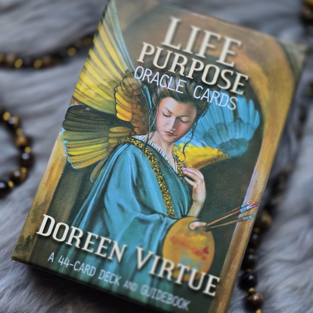Life Purpose Oracle Cards by Doreen Virtue, 44 Card Deck With Companion ...