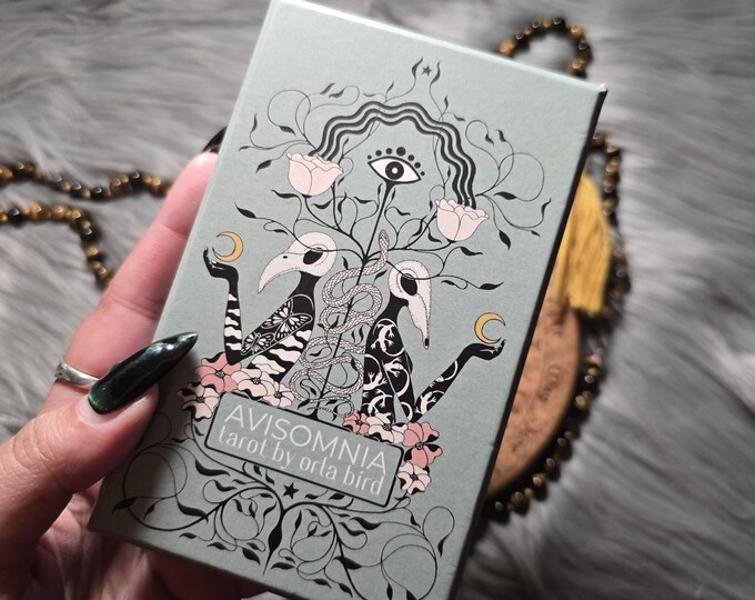 Avisomnia Tarot by Orla Bird, 78 Card Tarot Deck With Guidebook and Box ...