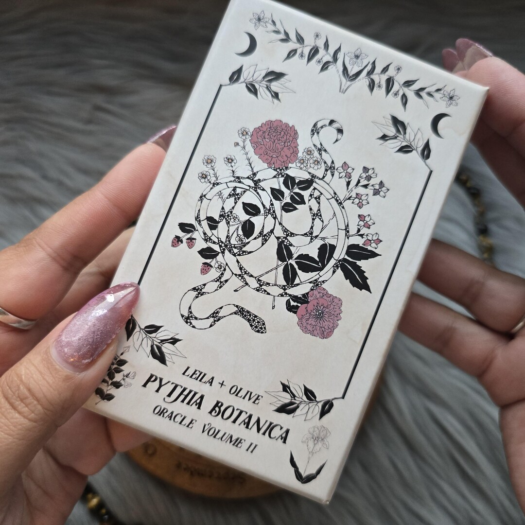 Pythia Botanica Vol II by Leila + Olive, 48 Card Oracle Deck With ...