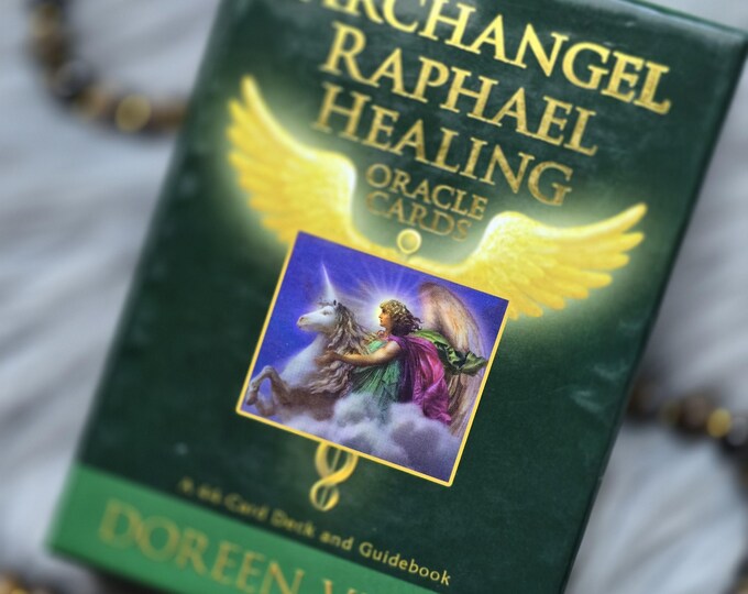 Archangel Raphael Healing Oracle Cards by Doreen Virtue, 44 Card Deck ...
