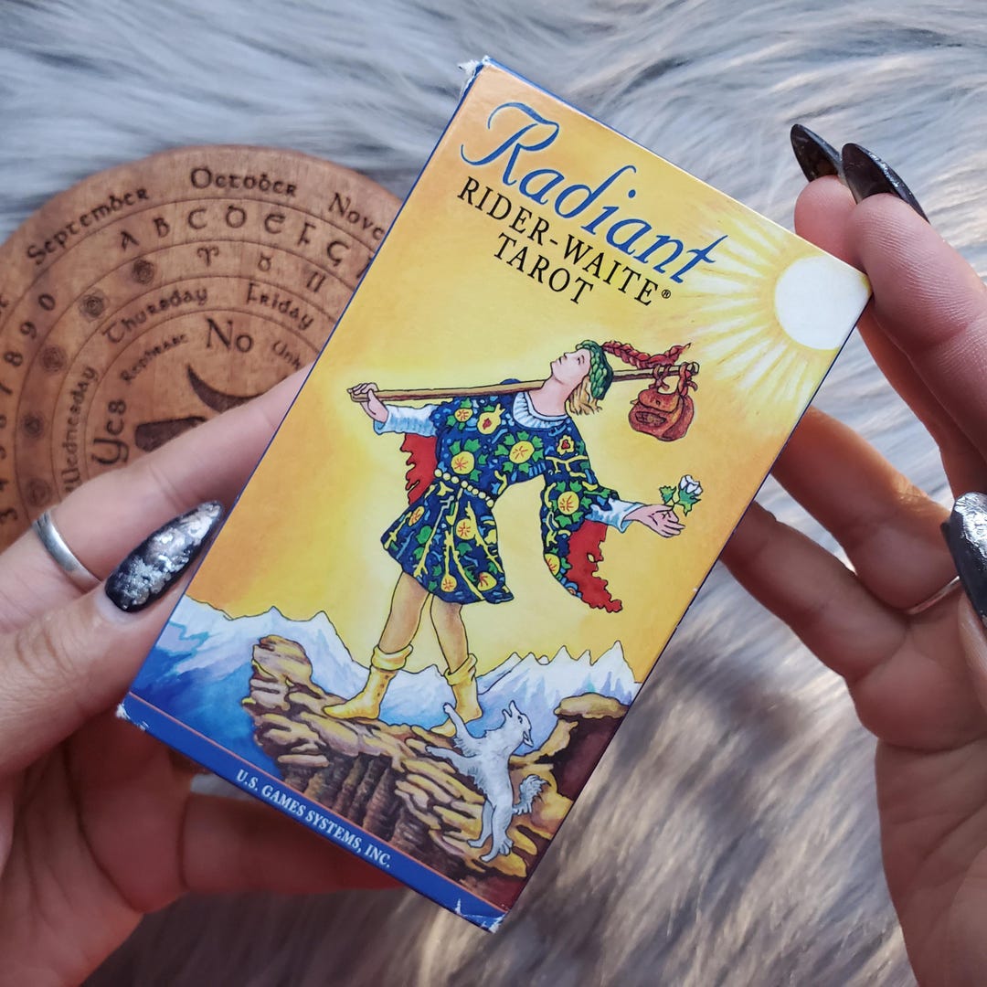Radiant Rider-waite Tarot by Stuart R. Kaplan, 78 Card Tarot Deck With ...