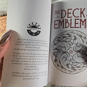 The Deck of Emblems by Fez Inkwright, 30 Card Deck With Companion ...