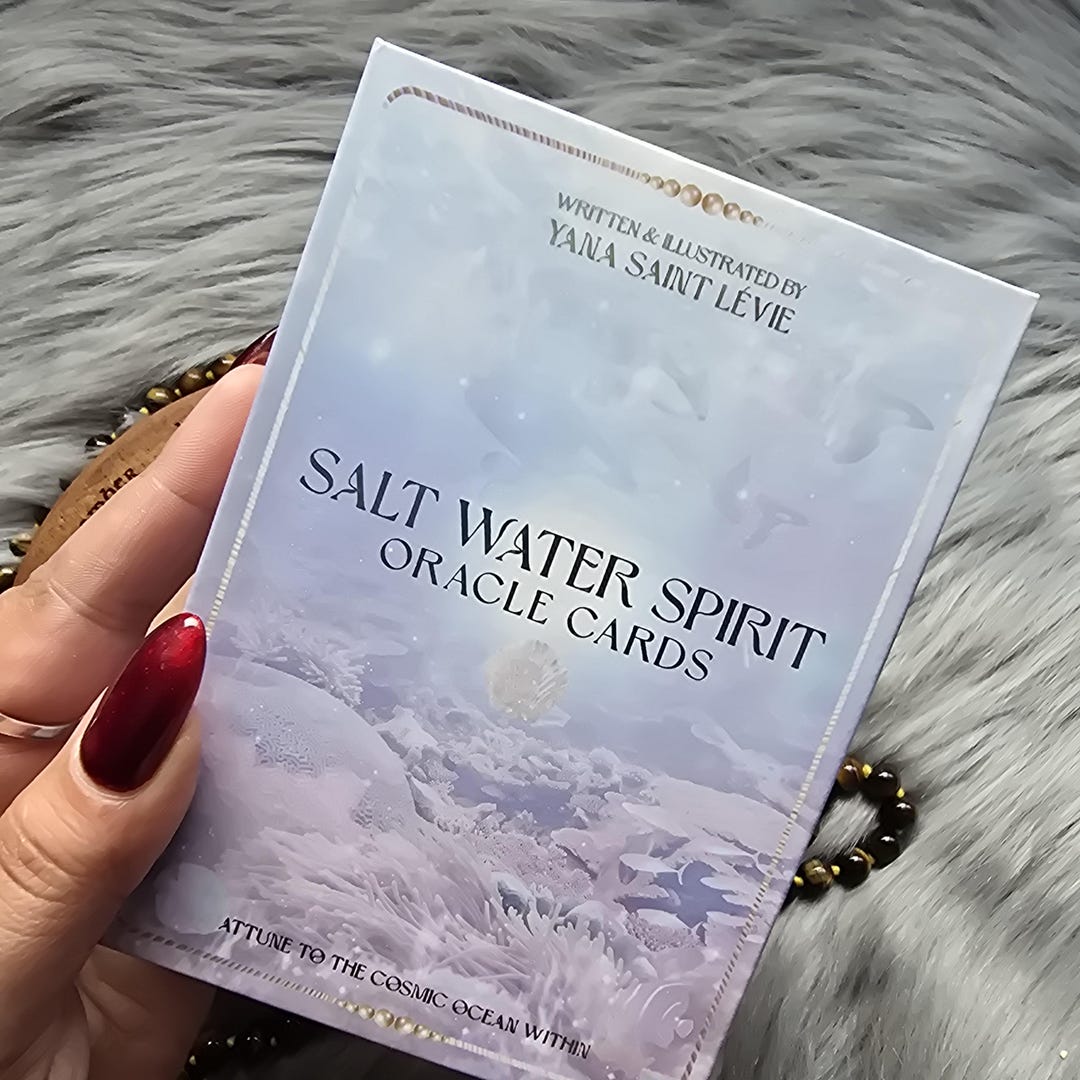 Salt Water Spirit Oracle Cards by Yana Saint Levie, 55 Card Deck With ...