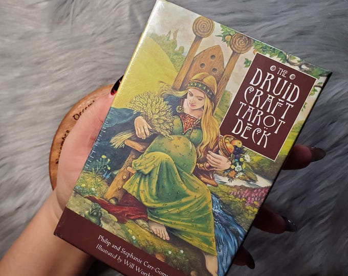 The Druid Craft Tarot Deck by Philip and Stephanie Carr-gomm, 78 Card ...