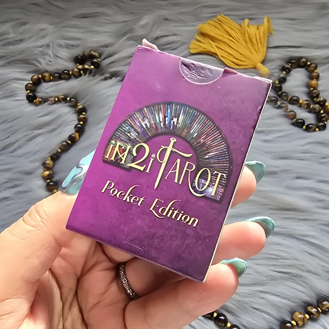 In2it Tarot Pocket Edition 78 Card Tarot Deck With Original Box No Guidebook Used Etsy