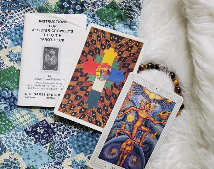 Thoth Tarot Deck: 3 Magus by Aleister Crowley's, 78 Card Deck With ...