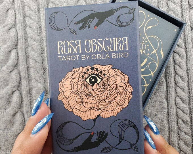 Rosa Obscura Tarot by Orla Bird, 78 Card Tarot Deck With Guidebook and ...