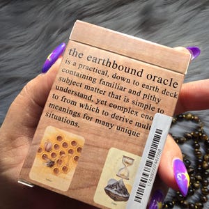 The Earthbound Oracle, 48 Card Deck With Original Box, No Guidebook ...