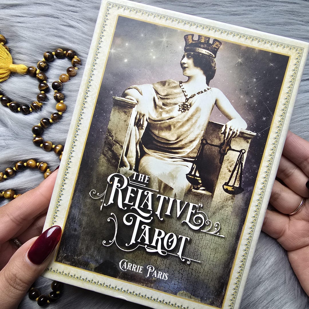 The Relative Tarot by Carrie Paris, 80 Card Tarot Deck With Companion ...