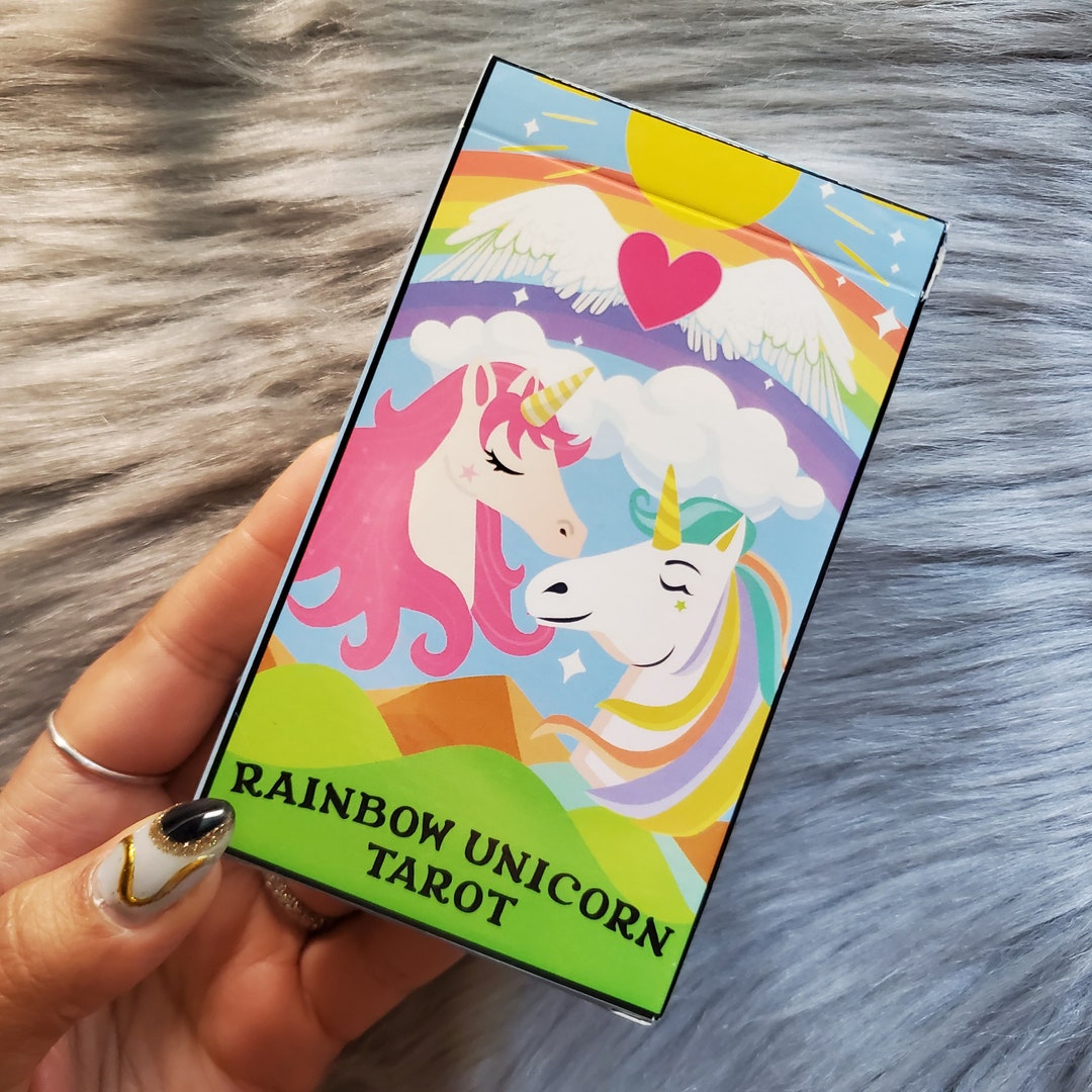 Rainbow Unicorn Tarot, 78 Card Tarot Deck With Original Box, No ...