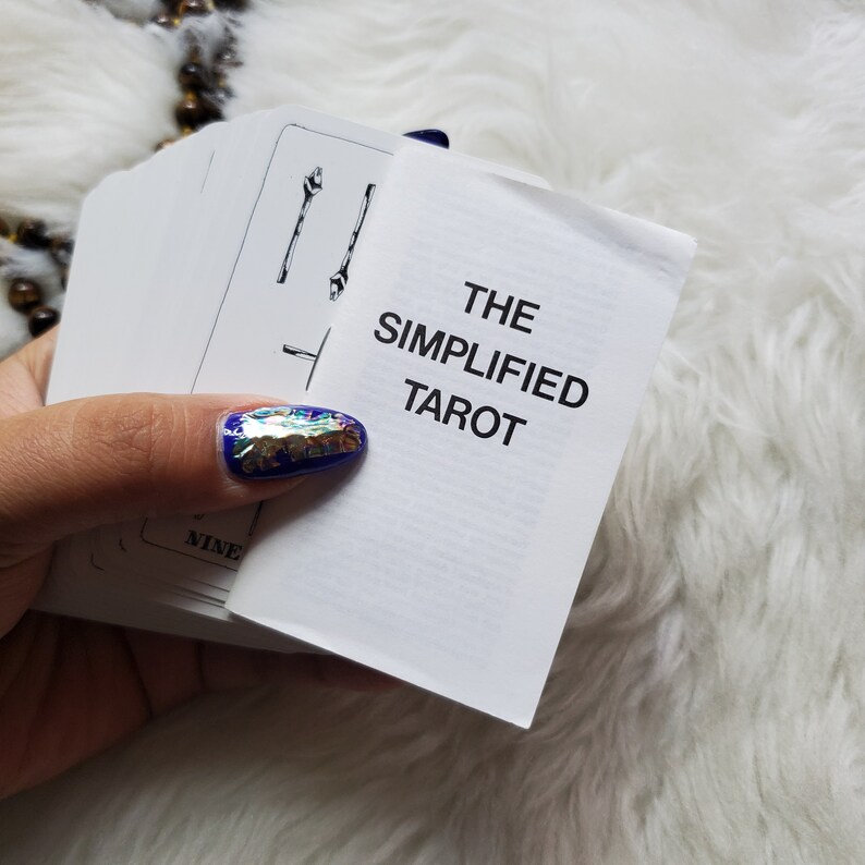 The Simplified Tarot by U S Games Systems 78 Card Tarot Deck - Etsy