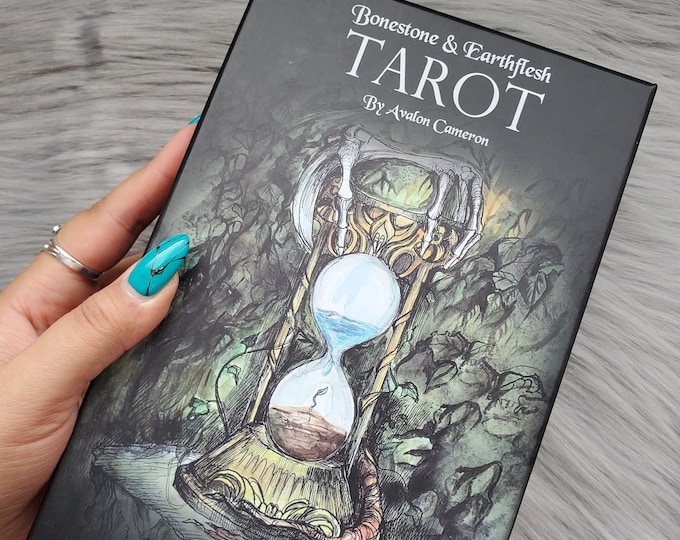 Bonestone & Earthflesh Tarot by Avalon Cameron, Art by Ana Tourian, 79 Card Deck With Original ...