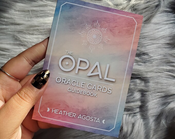 The Opal Oracle Cards by Heather Agosta, 72 Card Deck With Companion ...