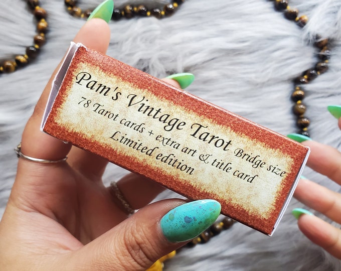 Pam's Vintage Tarot Bridge Size Cards Original Art Pamela Colman Smith ...