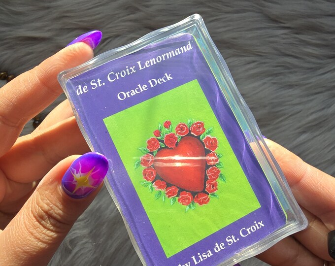 De St. Croix Lenormand Oracle Deck by Lisa De St. Croix, 36 Card Deck ...