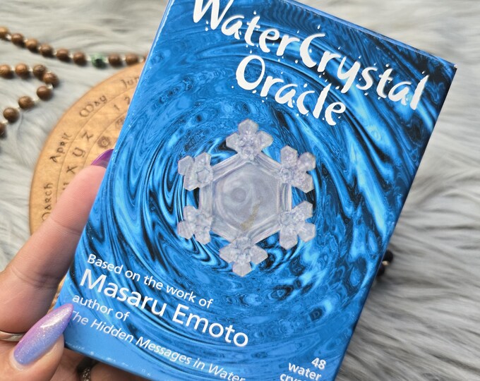 Water Crystal Oracle by Masaru Emoto, 48 Card Deck With Companion ...