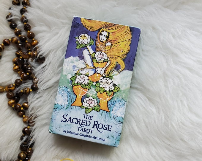 The Sacred Rose Tarot by Johanna Gargiulo-sherman, 78 Card Tarot Deck ...