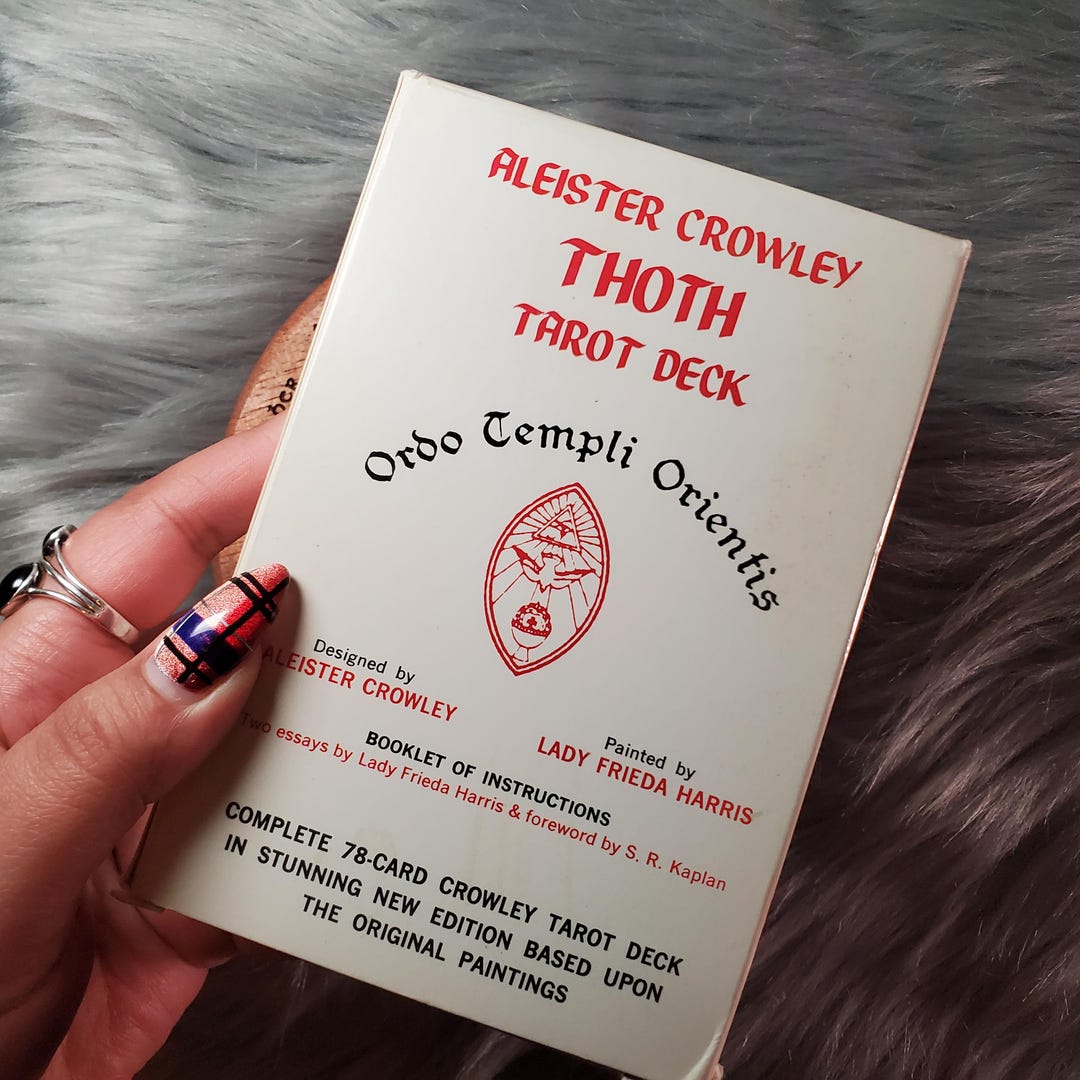 Aleister Crowley Thoth Tarot Deck Ordo Templi Orientis, 78 Card Tarot ...