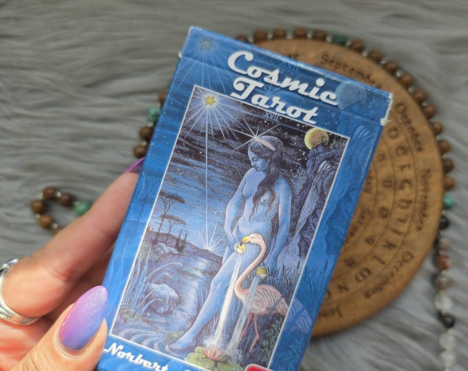 Cosmic Tarot by Norbert Losche, 78 Card Tarot Deck With Little White ...